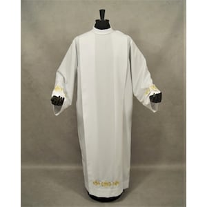 Priest Alb With Pleats, White Alb, Albs for Priest, Catholic Alb ...