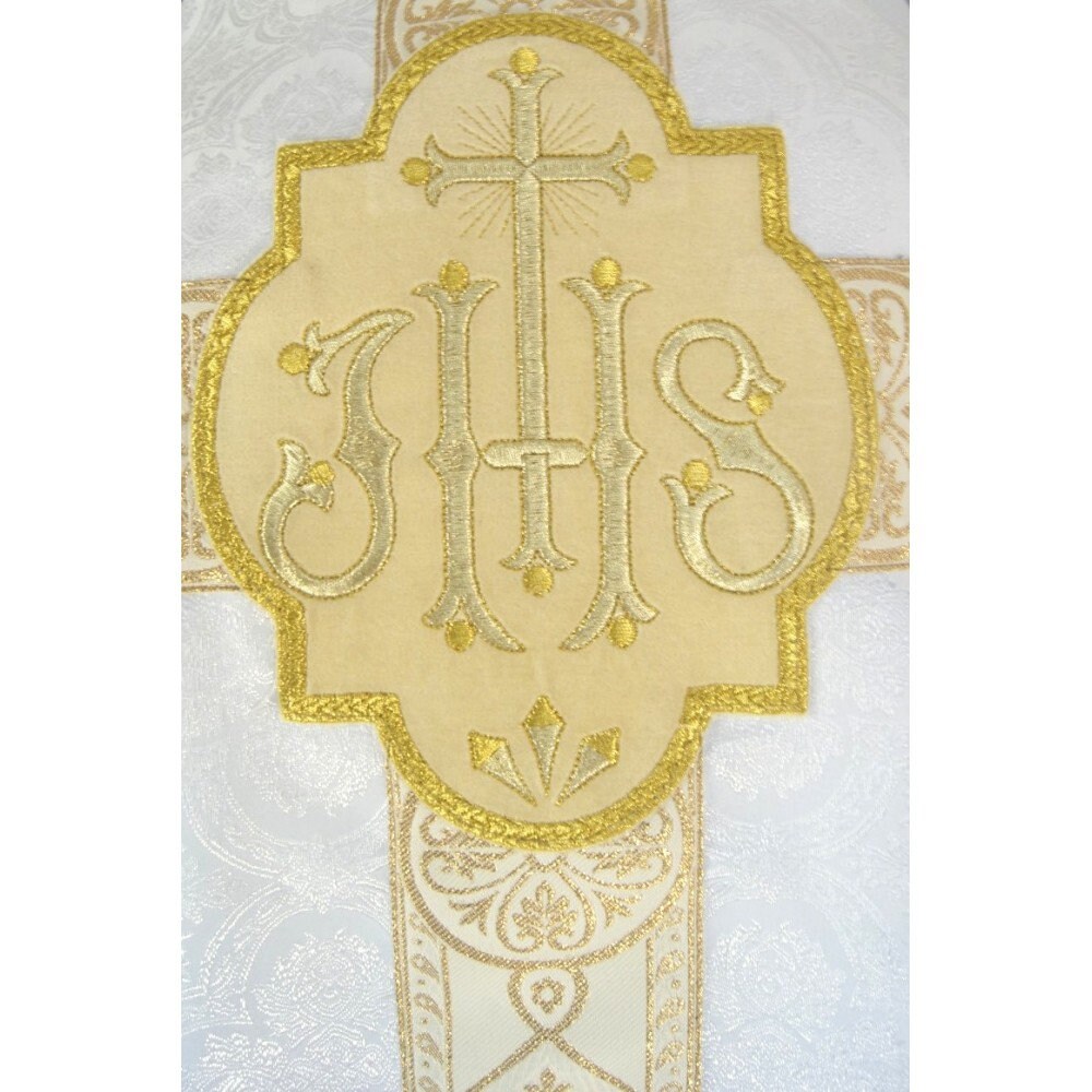 Humeral Veil - White Veil , Vestments for Priest, Liturgical Chasuble ...