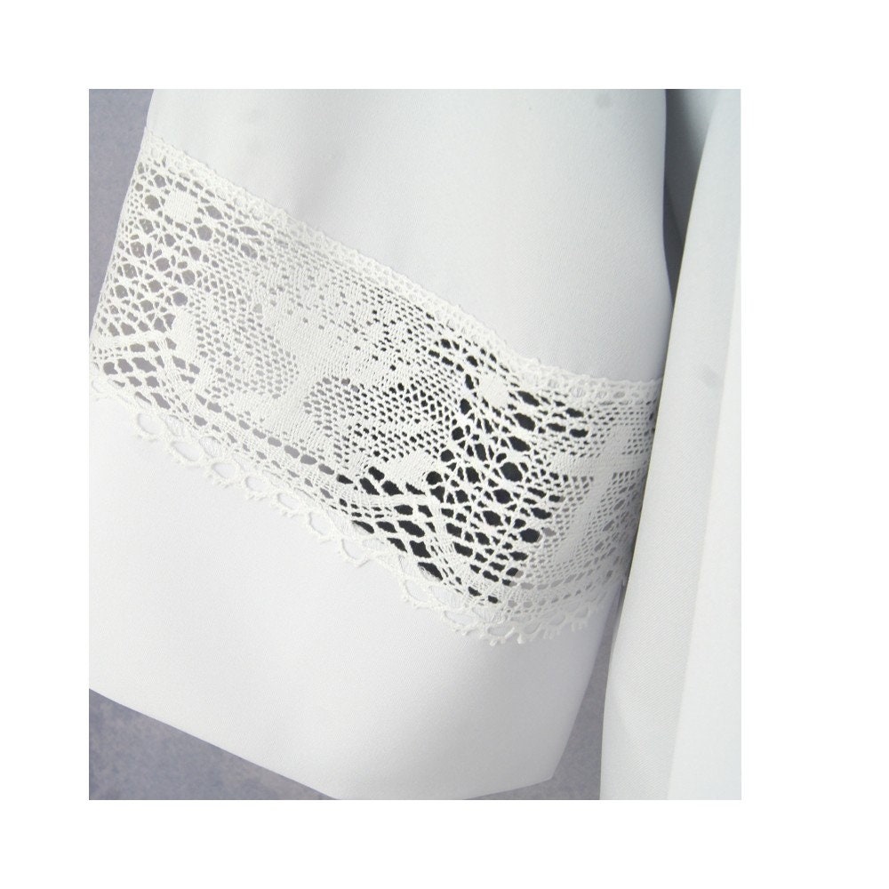 Priest Surplice white Alb Albs for Priest Catholic Alb - Etsy