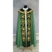 Gothic Style Cope With a Matching Stole, Green Cope, Copes for Priest ...