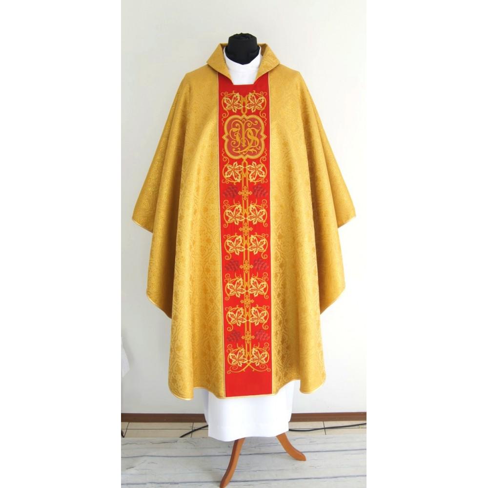 Vestment Gothic Style Chasuble, Gold Chasuble, Vestments for Priest ...