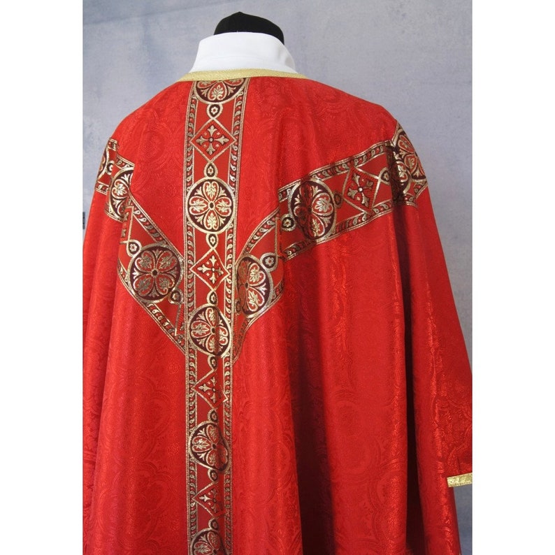 Vestment Red and All Liturgical Colors Semi Gothic Style | Etsy