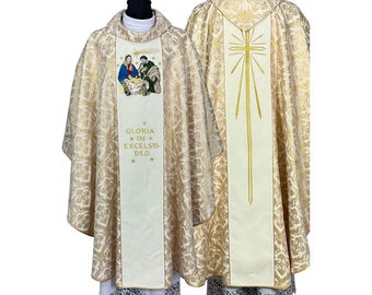 Chasuble for Priest, Vestment With Stola - Etsy