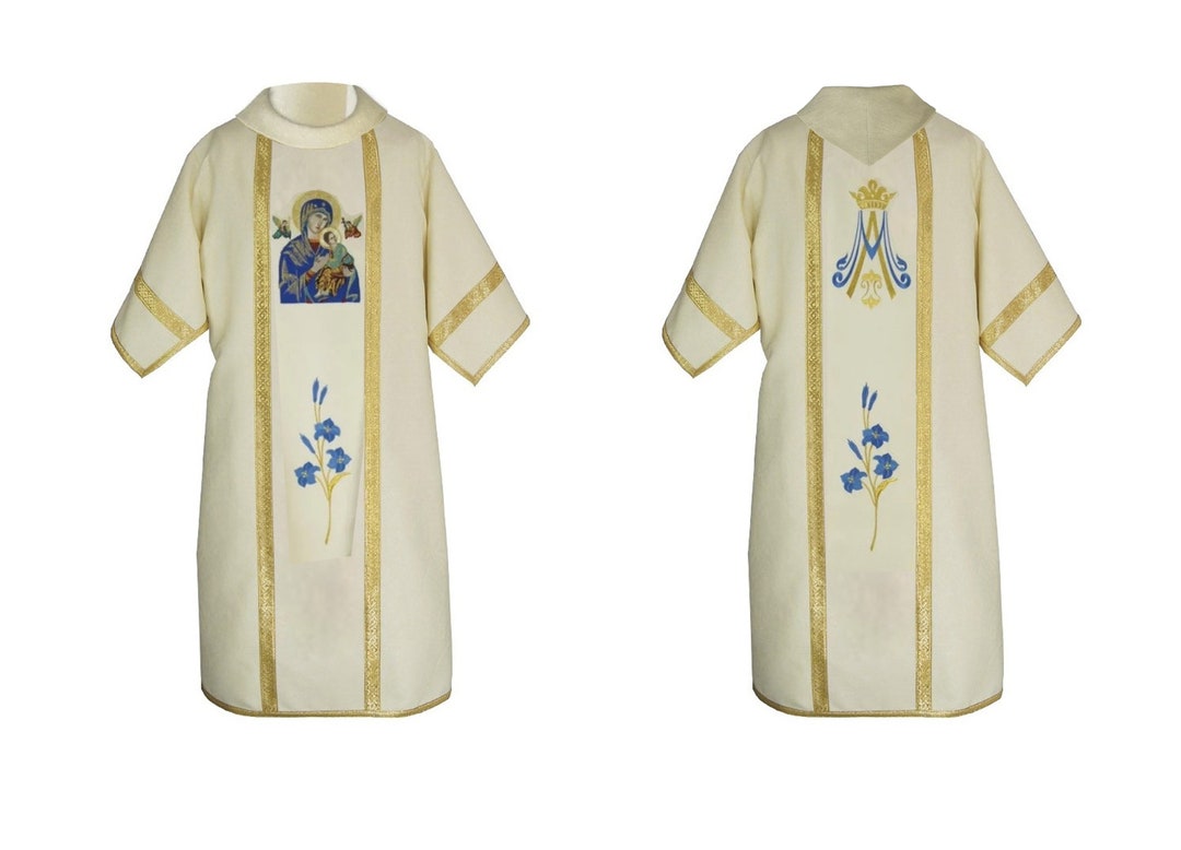 Marian "our Lady of Perpetual Help", Deacon Dalmatic, Catholic Dalmatic ...