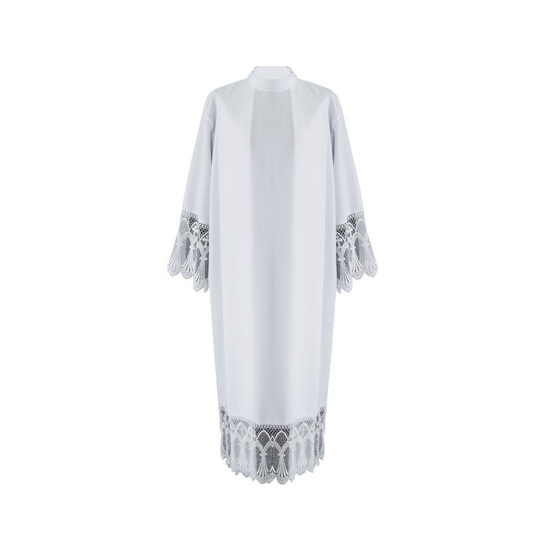 Traditional Priest Alb With Pleats, White Alb, Albs for Priest ...