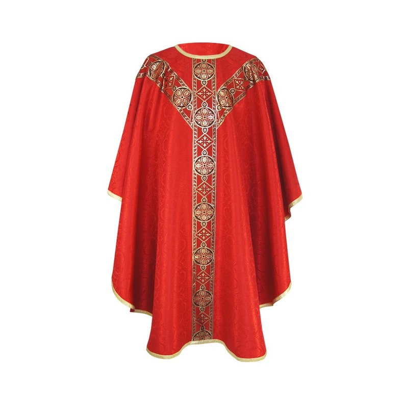 Vestment Red and All Liturgical Colors Semi Gothic Style | Etsy