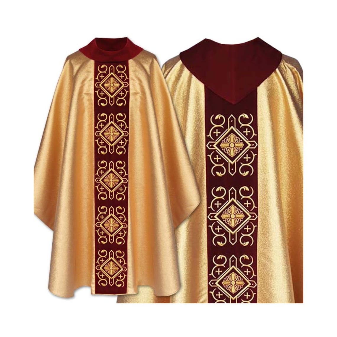 Vestment Gothic Style Chasuble Pink Chasuble Vestments for - Etsy