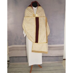 Humeral Veil - Golden Rosette, Vestments for Priest, Liturgical ...