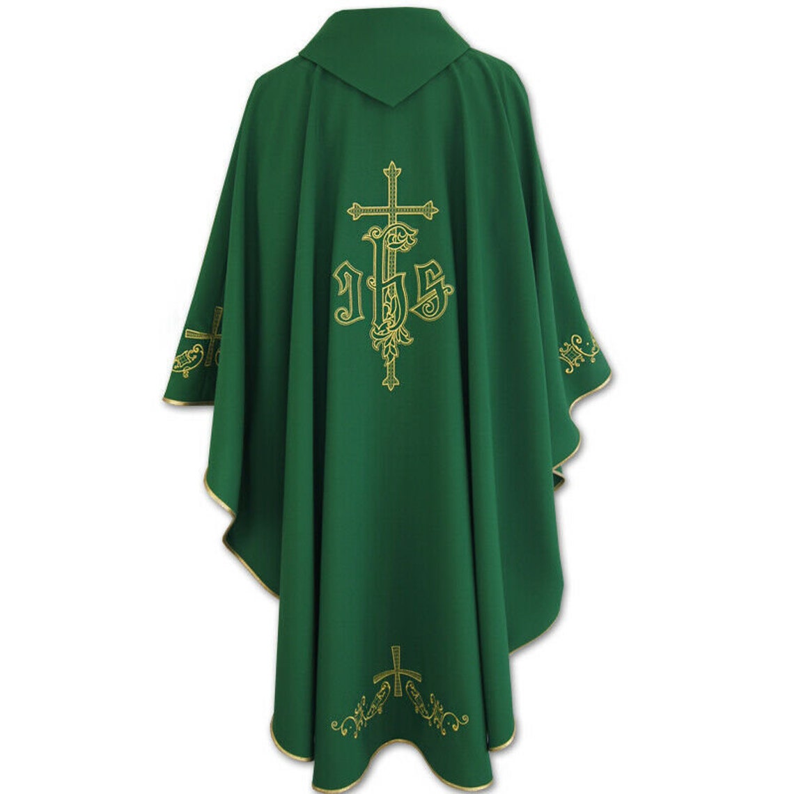 Gothic Style Chasuble With a Matching Stole Green Chasuble - Etsy