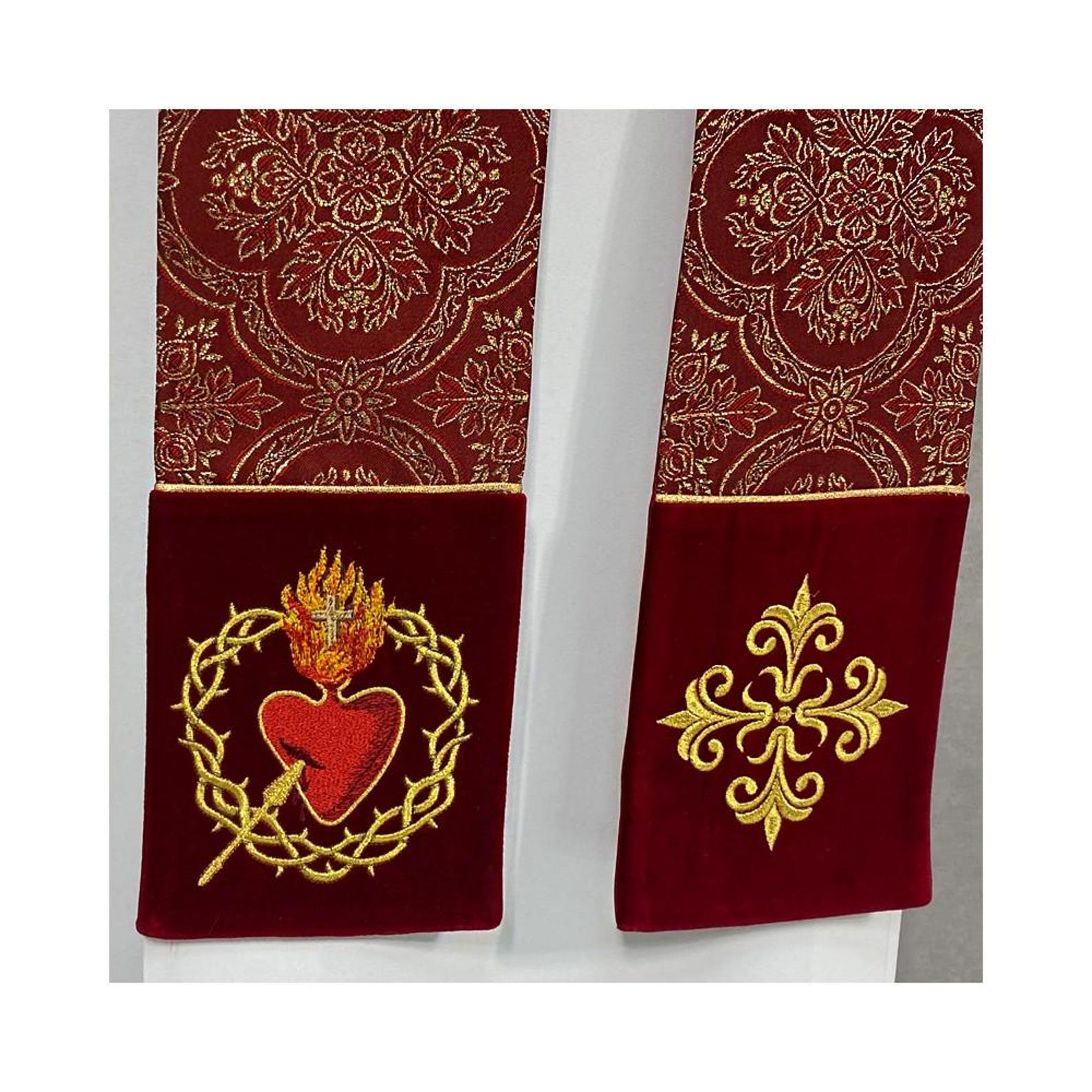 Stole , Chasuble Stole, Stole for Priest, Catholic Stole, Liturgical ...