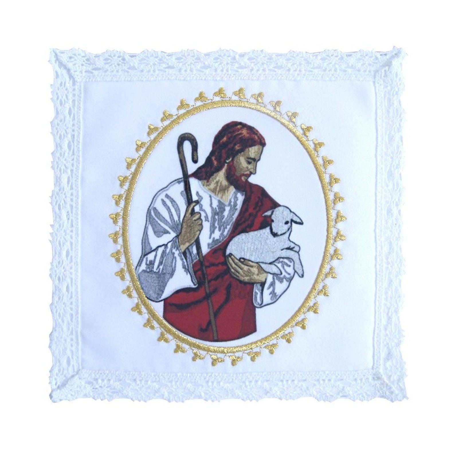 Altar Linen, Full Set Pall, Corporal, Purificator, Lavabo, 100% Cotton ...