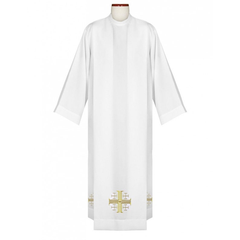 Traditional Priest Alb With Pleats, White Alb, Albs for Priest ...