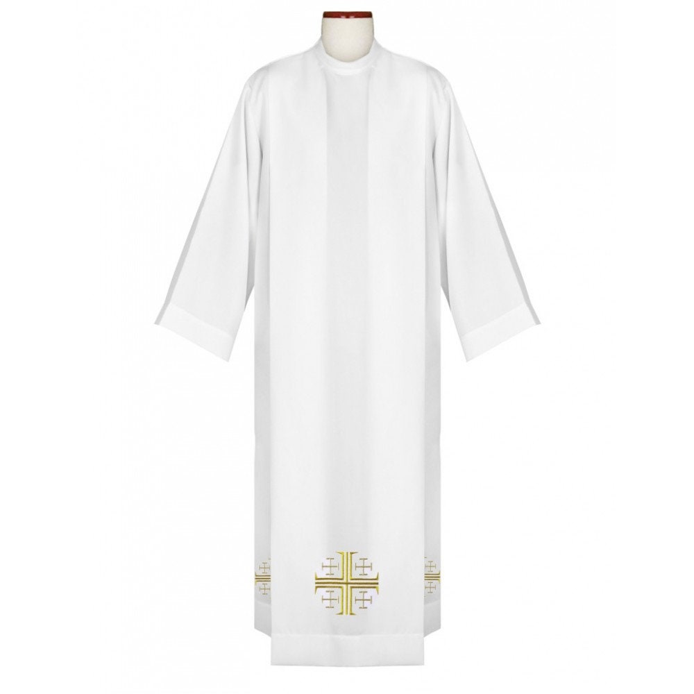 Traditional Priest Alb With Pleats, White Alb, Albs for Priest ...