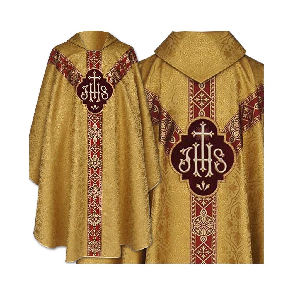 Chasuble Alb And Brown