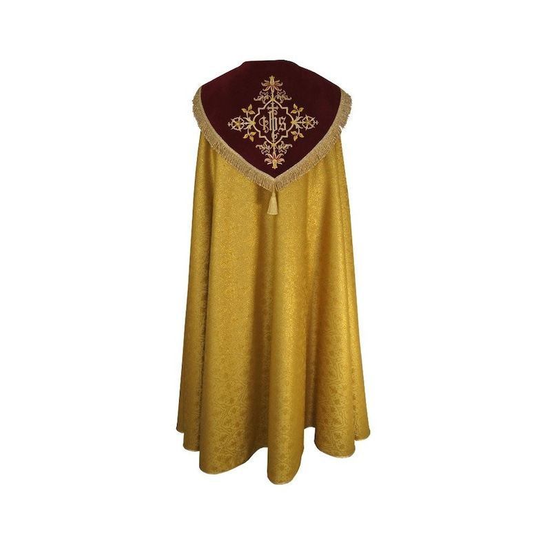 Gothic Cope With a Matching Inner Stole Gold Chasuble - Etsy