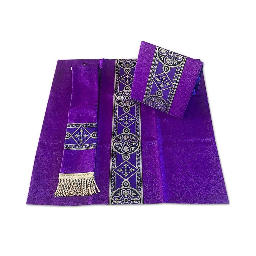 Full Set Pall, Burse and Chalice Veil Set, Accessory for the ...