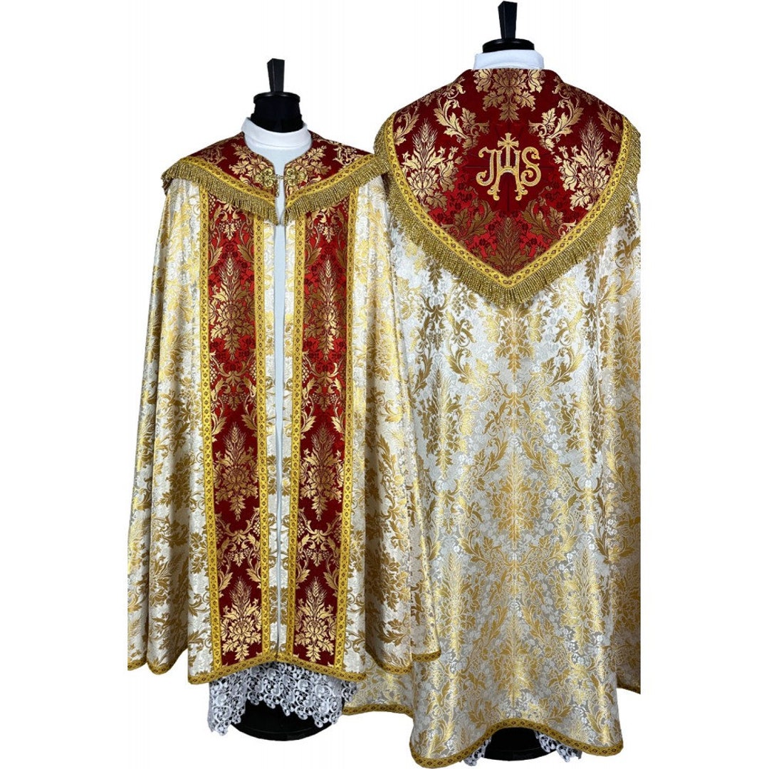 Gothic Style Cope With a Matching Stole - Cope for Priest, Cope ...