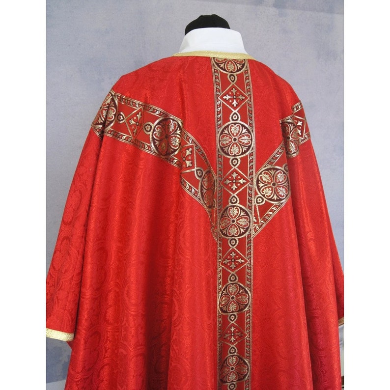 Vestment Red and All Liturgical Colors Semi Gothic Style | Etsy