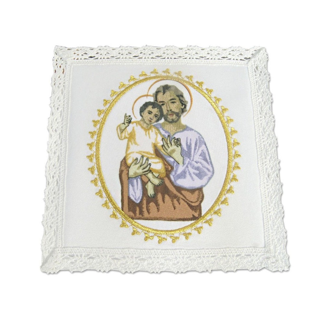 Altar Linen, Full Set Pall, Corporal, Purificator, Lavabo, 100% Cotton ...