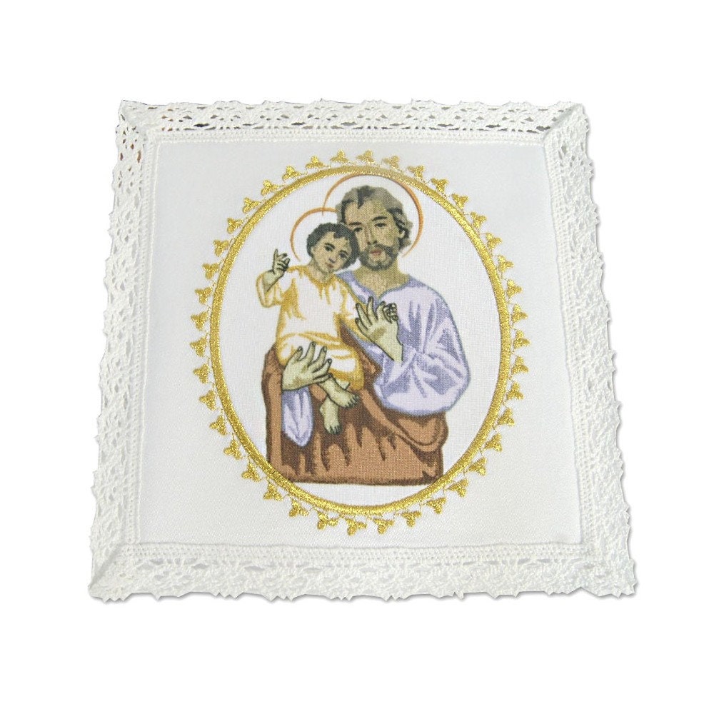 Altar Linen, Full Set Pall, Corporal, Purificator, Lavabo, 100% Cotton ...