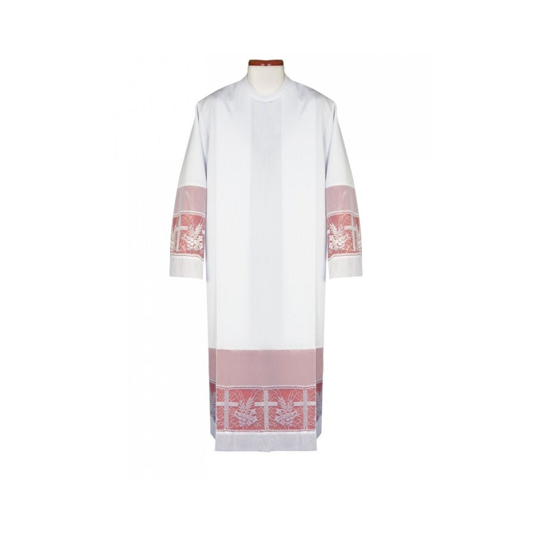 Traditional Priest Alb With Pleats, White Alb, Albs for Priest ...
