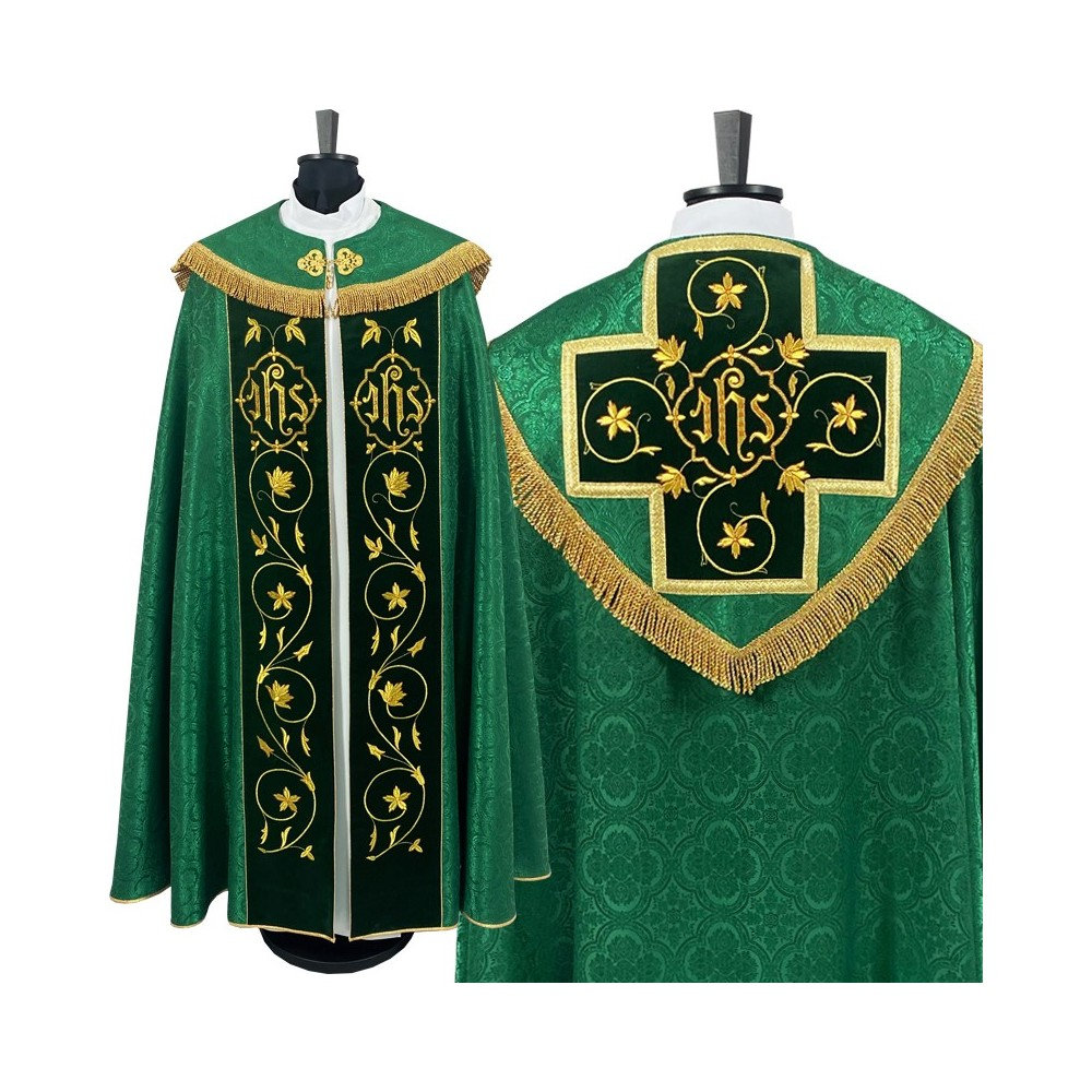 Gothic Green Style Cope With an Inner Stole and Humeral Veil - Etsy