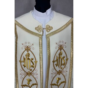 Gothic Style Cope With a Matching Stole, Cope for Priest, Catholic ...