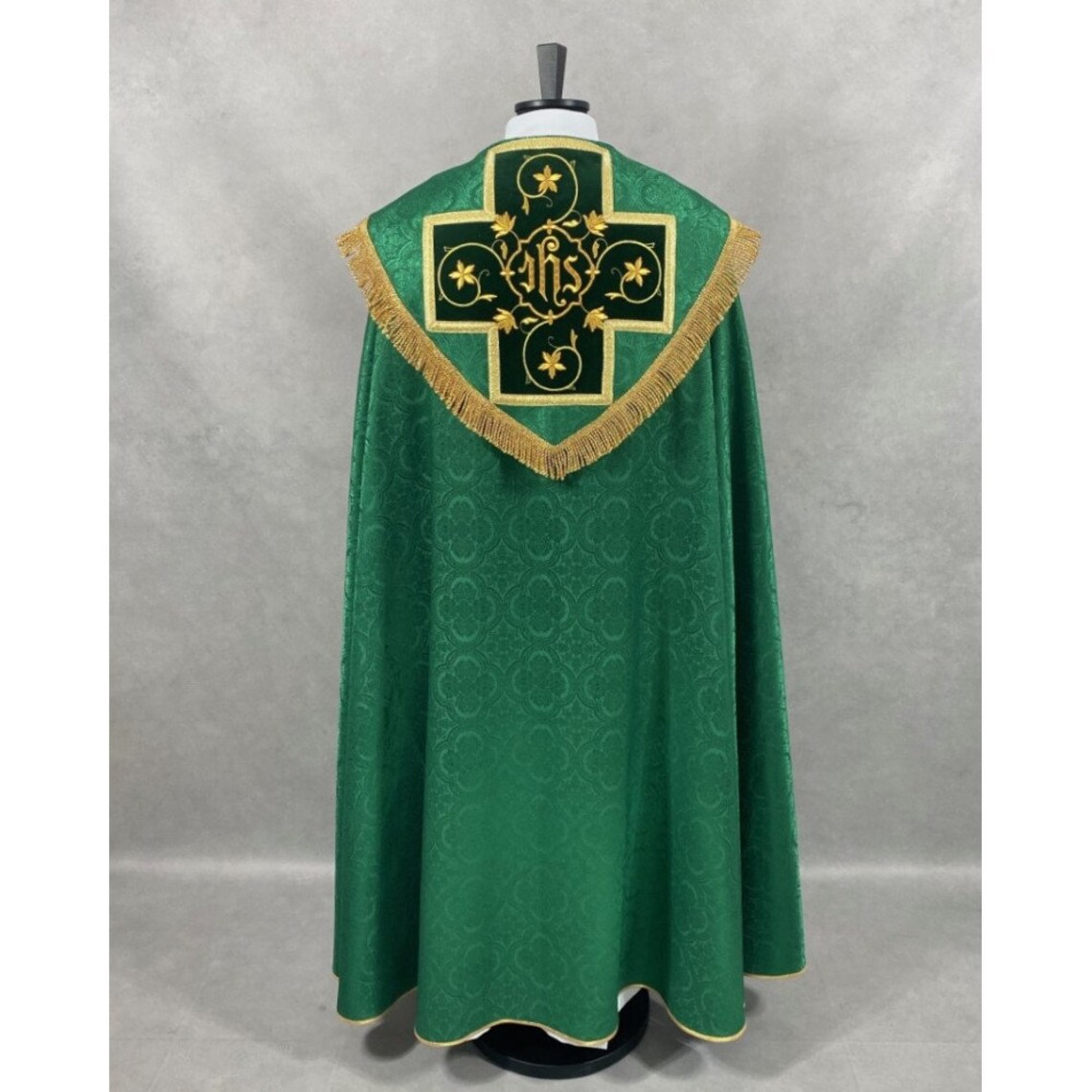 Gothic Green Style Cope With an Inner Stole and Humeral Veil - Etsy