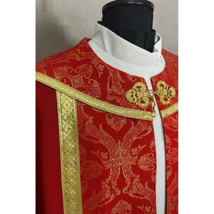 Semi-gothic Style Cope With a Matching Stole, Gold Chasuble, Vestments ...
