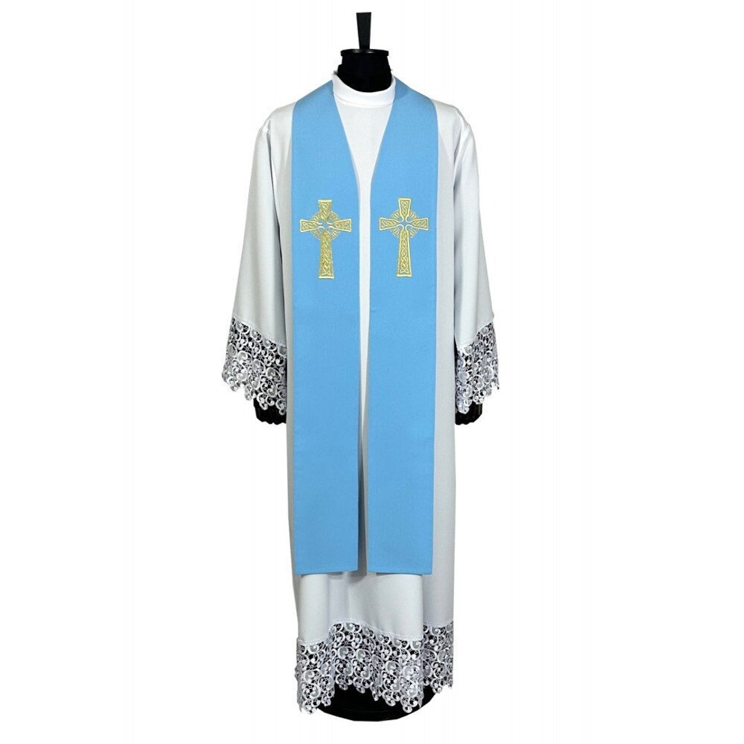 Reversible Stoles, Chasuble Stole, Stole for Priest, Catholic Stole ...