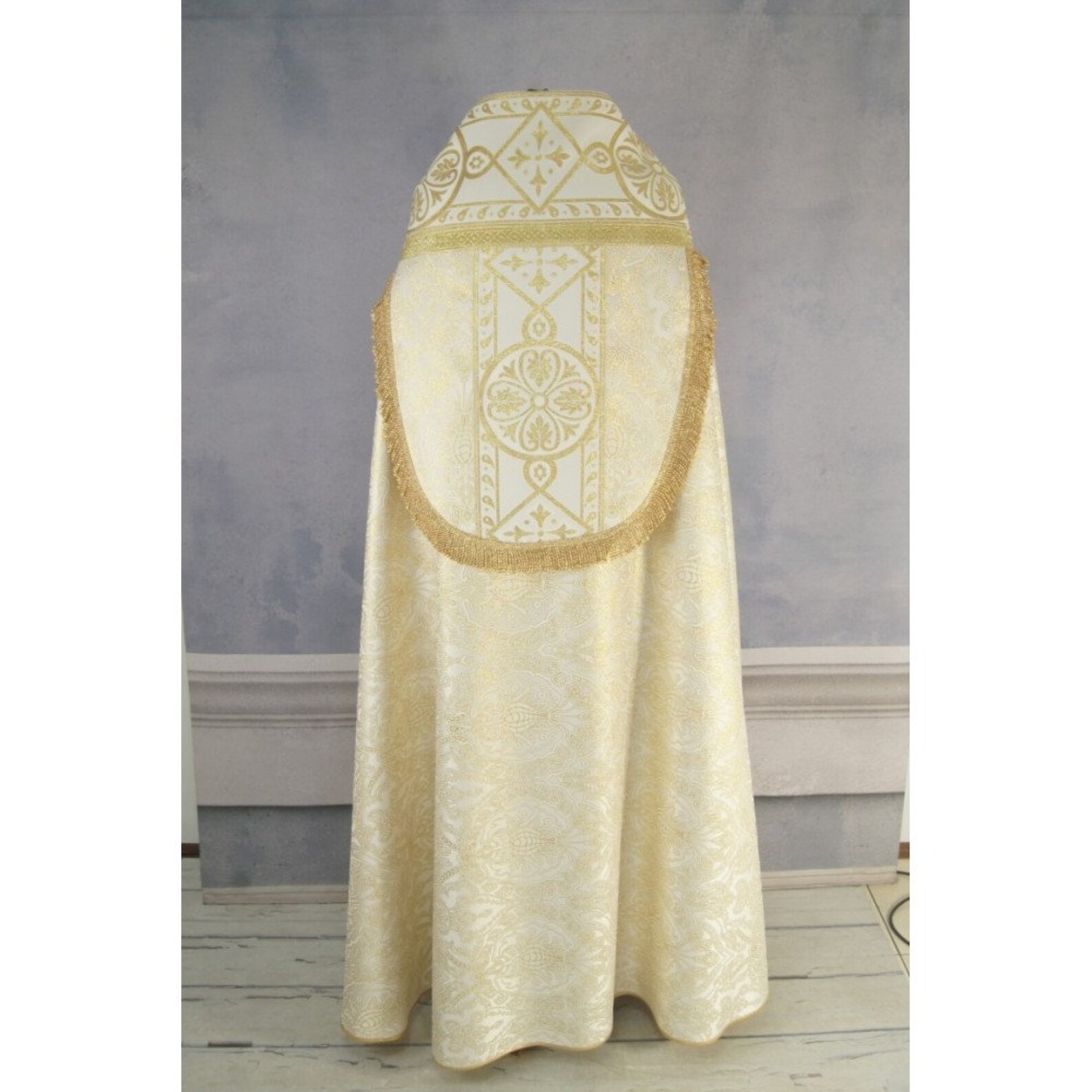 Roman Style Cope With a Stole Gold Cope Chasuble Vestments - Etsy