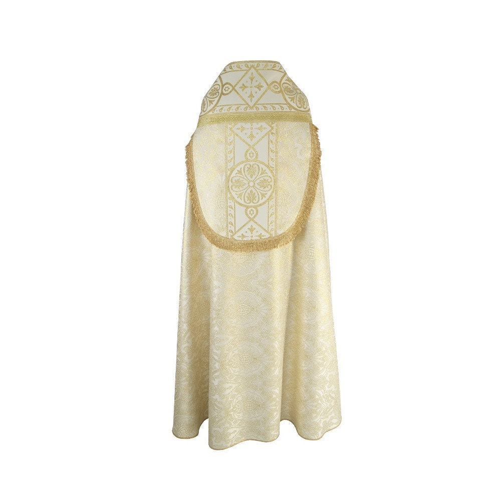 Roman Style Cope With a Stole Gold Cope Chasuble Vestments - Etsy