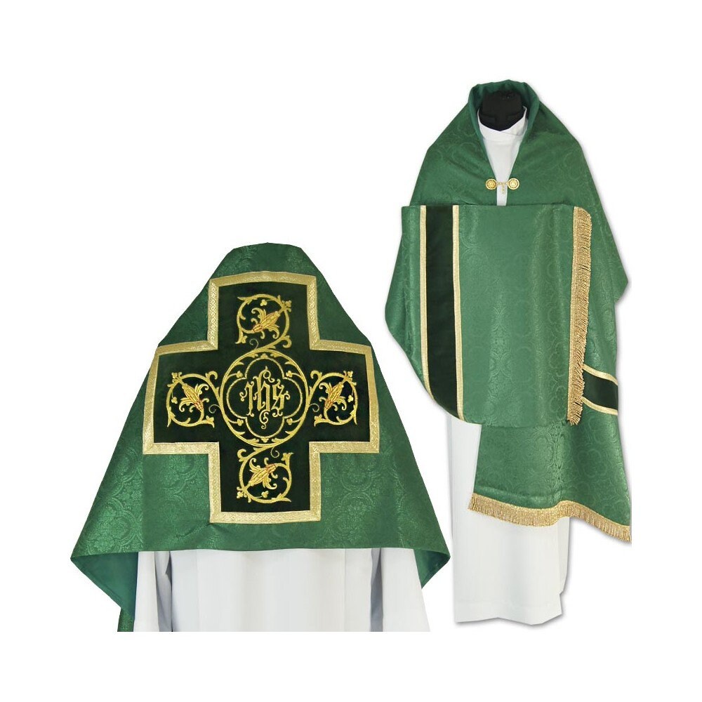 Gothic Humeral Veil, Green Veil , Vestments for Priest, Liturgical ...