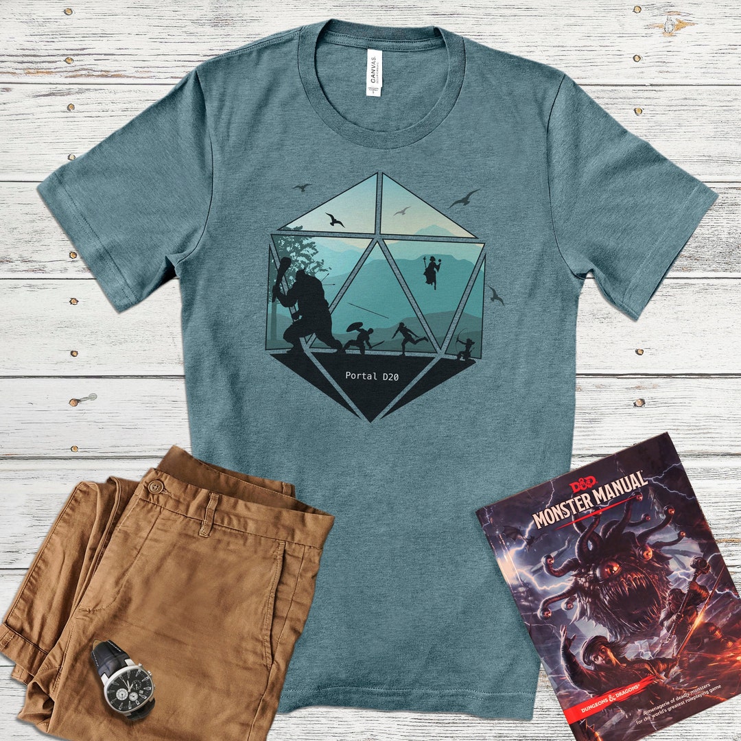 Dungeons and Dragons Shirt D20 Dice Minimalist D&D dungeon Master dm ...