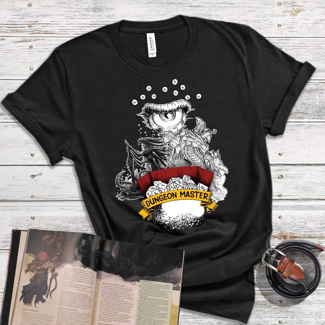 Dungeon Master Shirtdungeons and Dragons Shirt Gifts for D&D Players ...