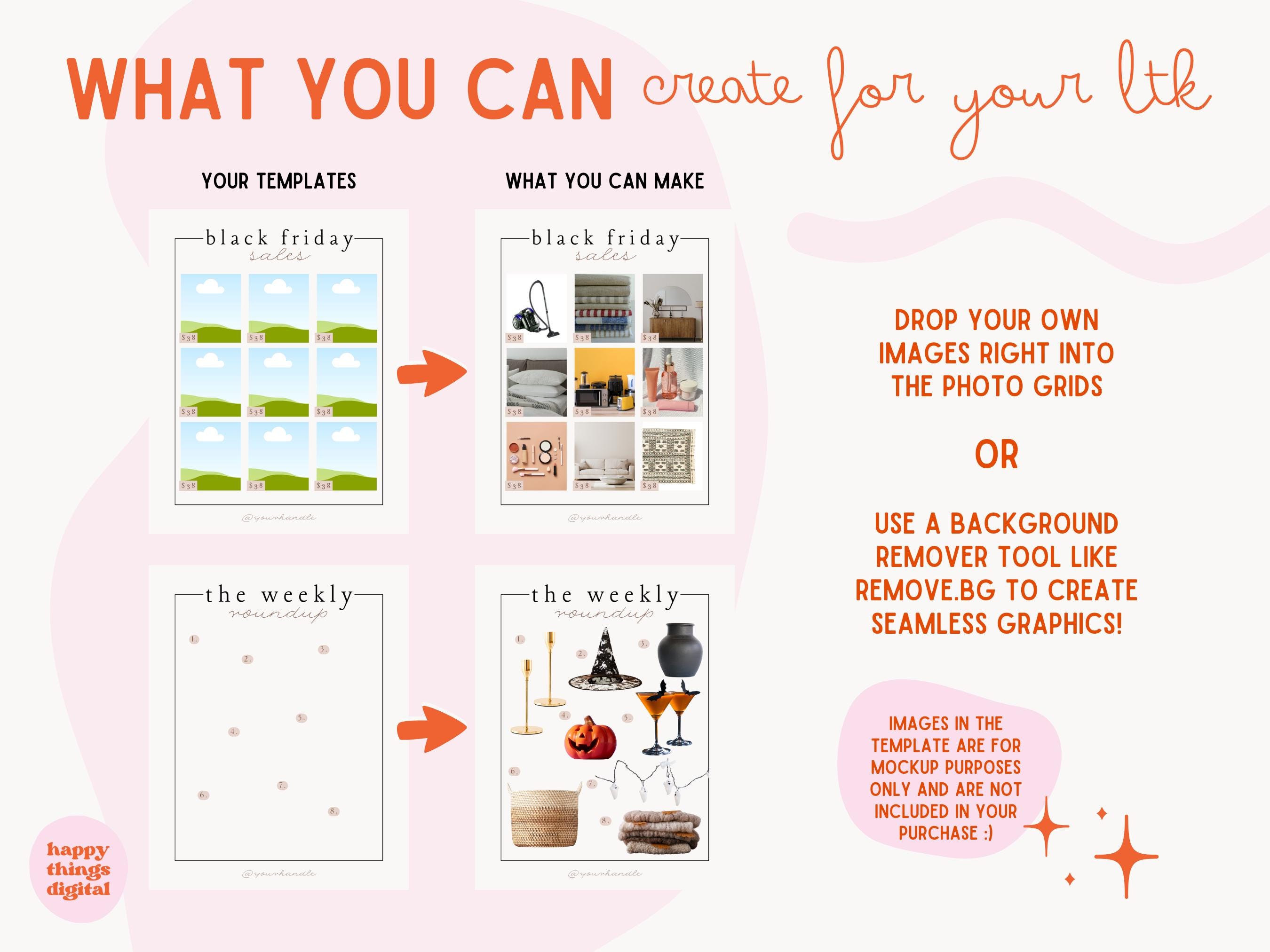 15 LTK Autumn Mix Templates - Fall - Halloween - Edit in Canva - Canva ...
