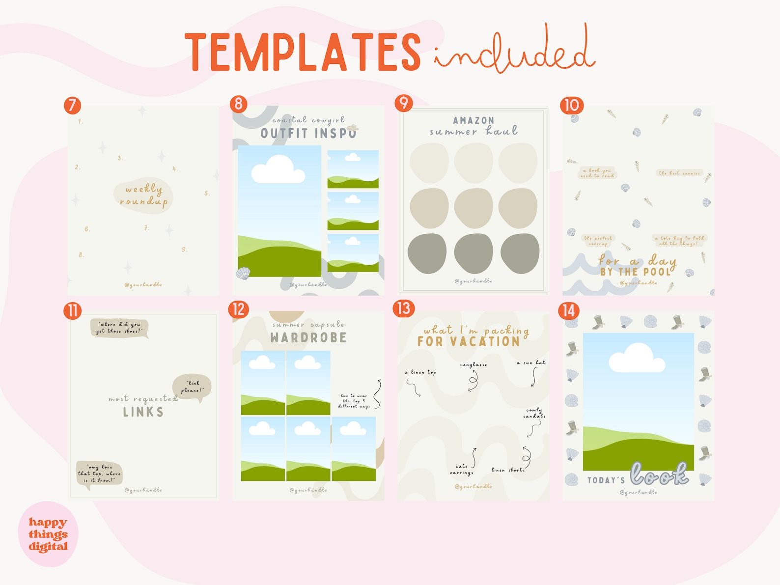 22 LTK Coastal Cowgirl Inspired Templates - Edit in Canva - Canva ...