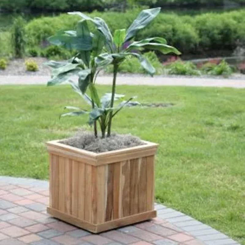 Square Cedar Planter Box - Etsy