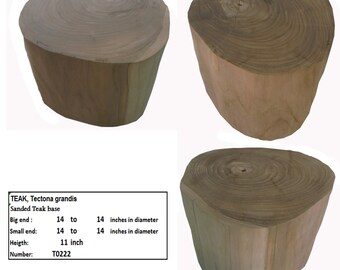 Tree stump table | Etsy