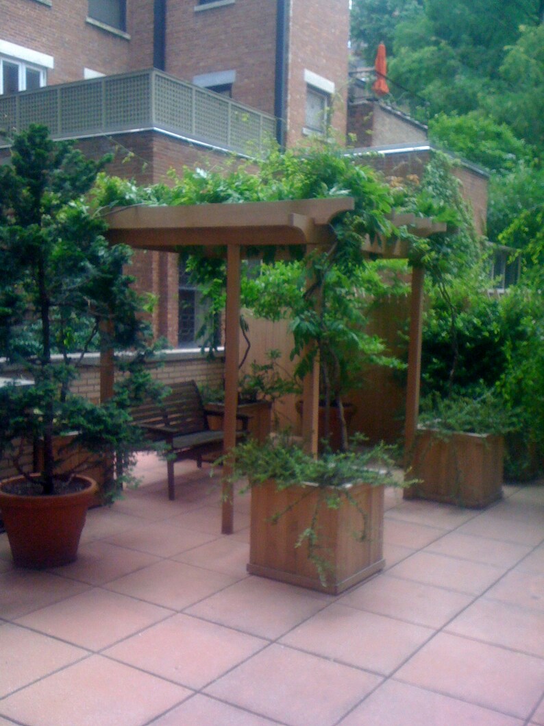 20 Inch Cube Teak Planter Solid Teak Wood Fully-assembled - Etsy