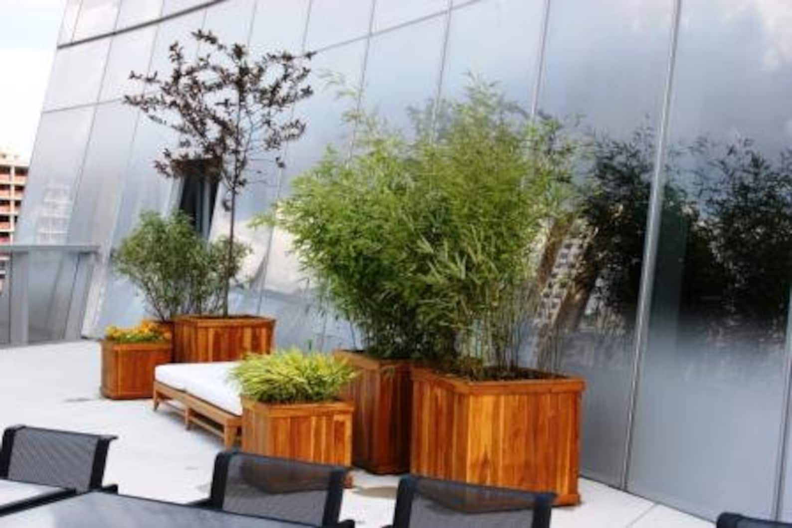 20 Inch Cube Teak Planter Solid Teak Wood Fully-assembled - Etsy