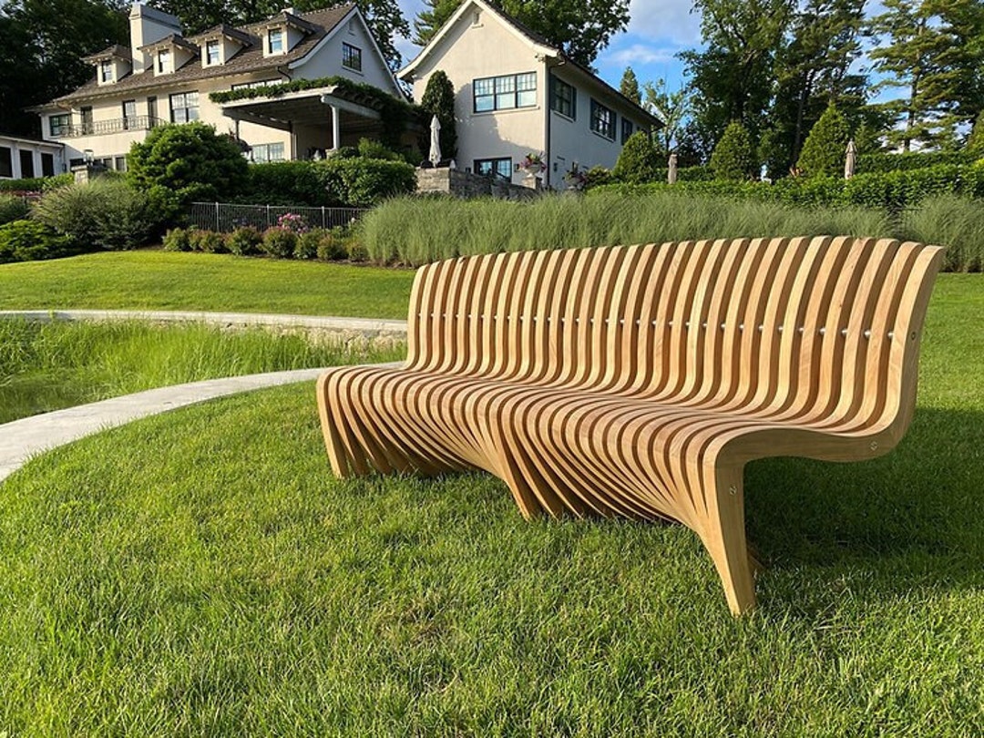 Handmade Spirit Song Teak Bench: Luxury Home Furniture, Modern Exotic ...
