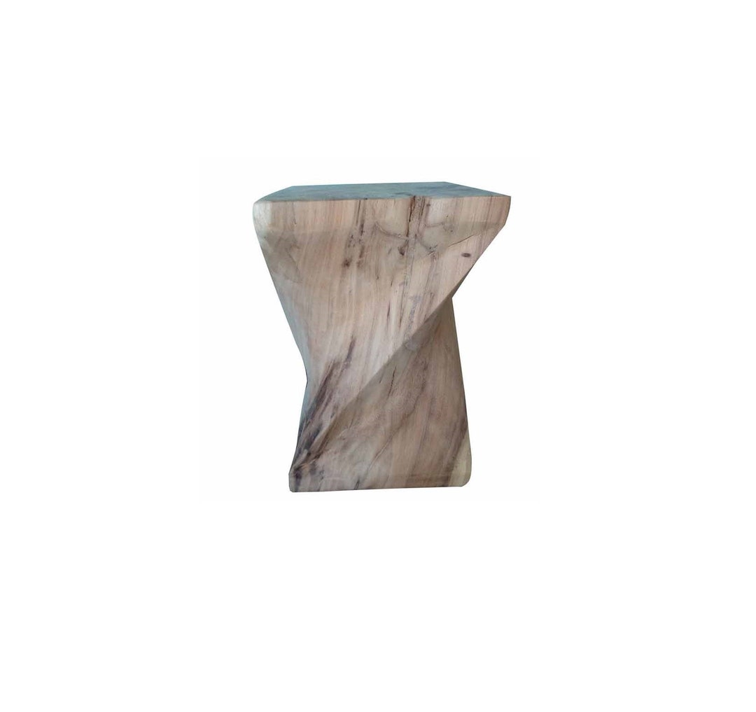 Twisted Monkeypod Wood Table Base: Reclaimed Stump Stand - Etsy