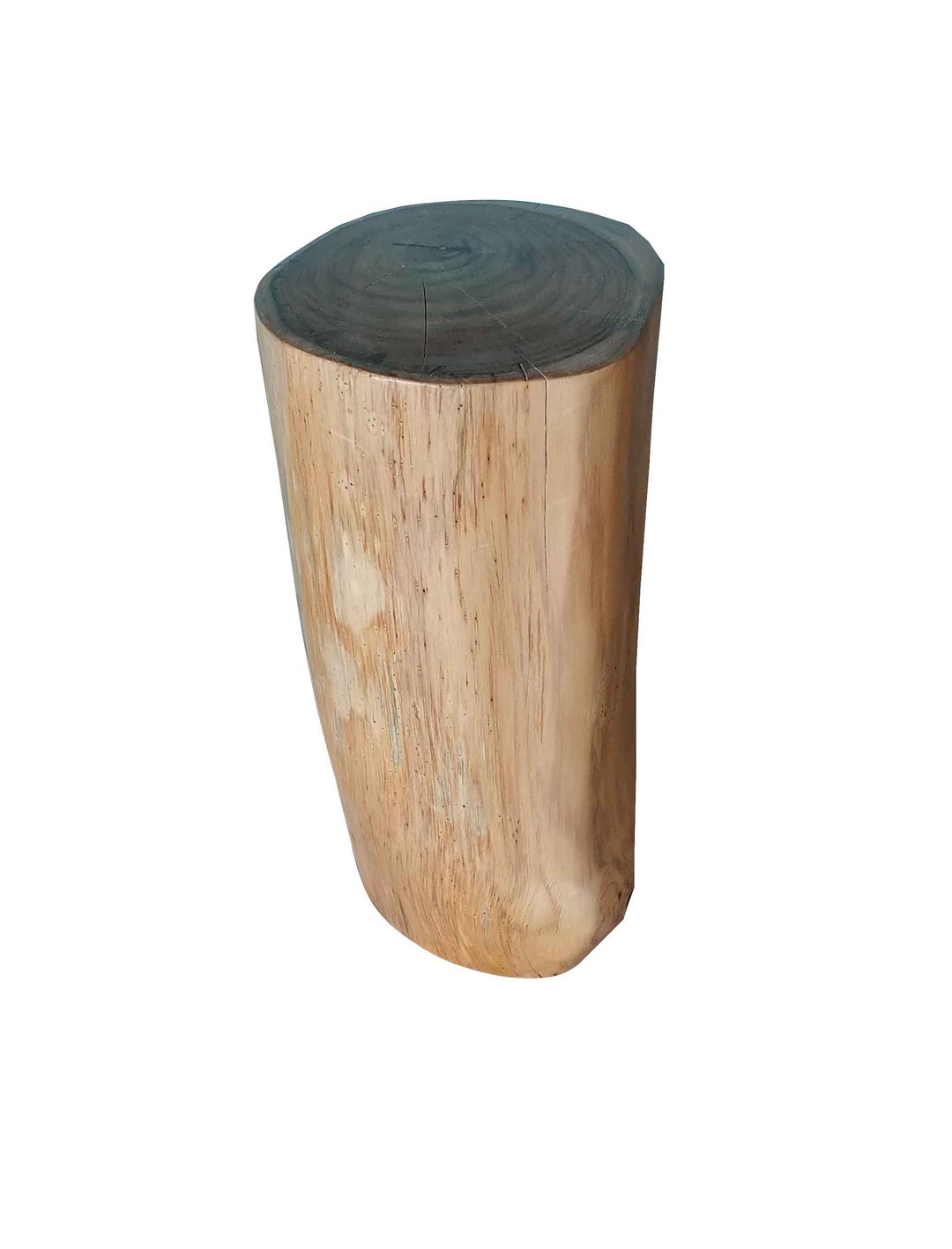 Teak Wood Table Base, Round Reclaimed Stump, Coffee Table, Stool, Stand ...