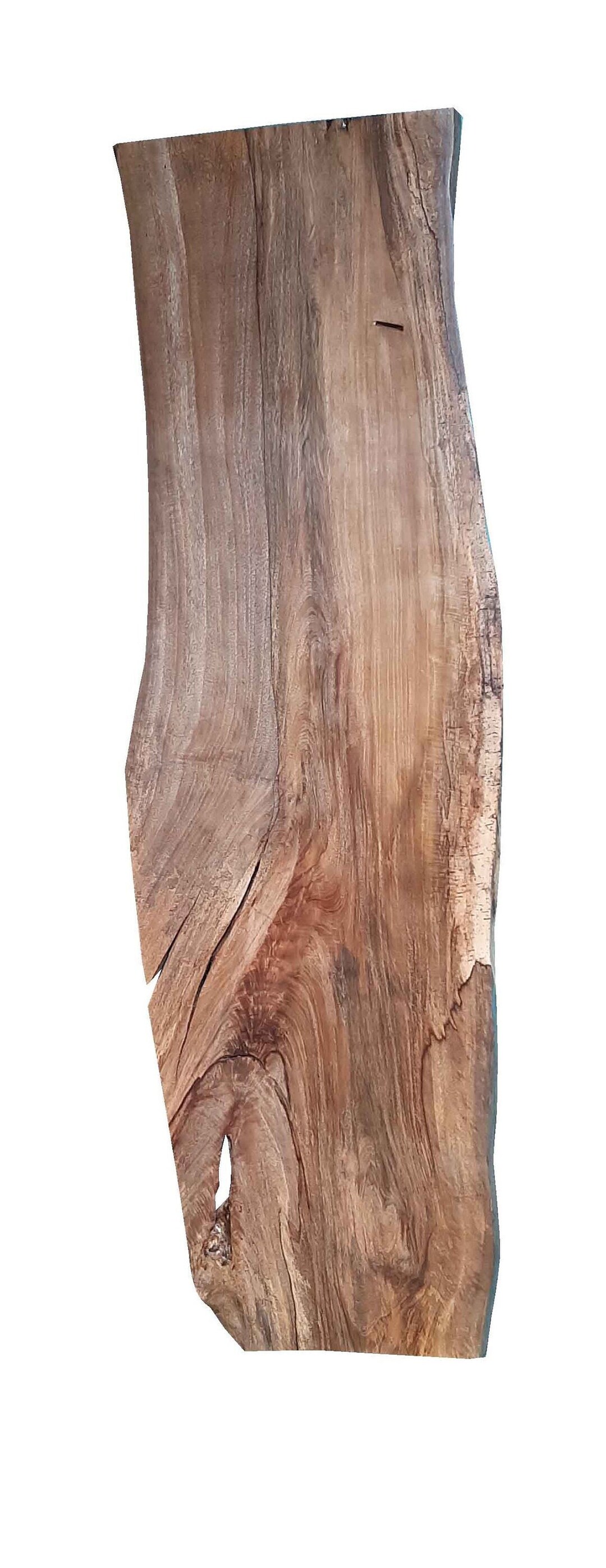 Figured Mango Wood Slab: Kiln Dried, Polyurethane Finish, Natural Edge ...