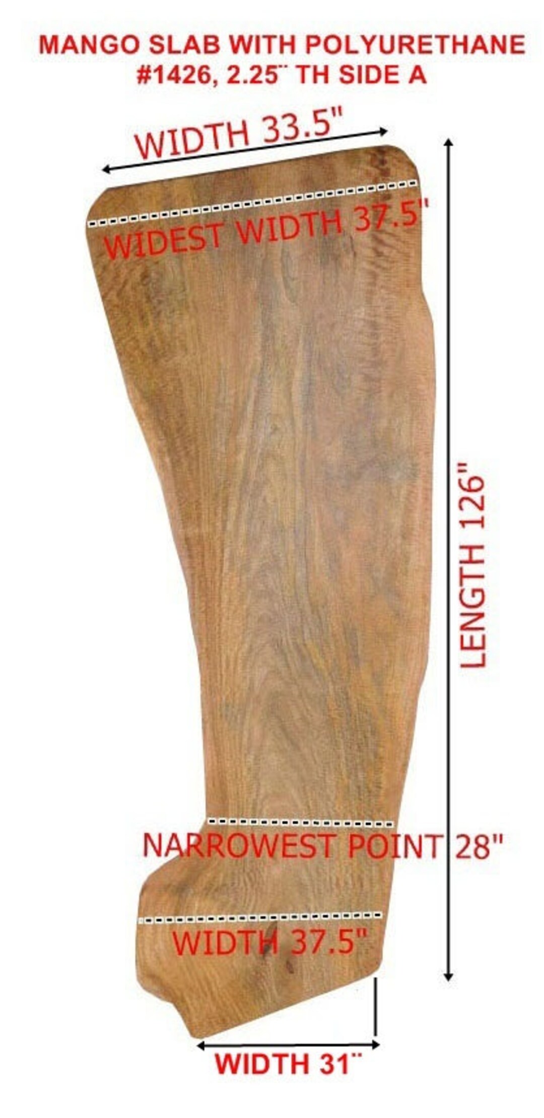 Finished Live Edge Table, Wood Slab, Dining Table, Mango, Slab - Etsy