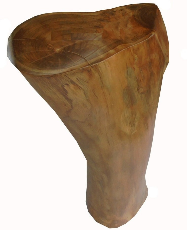 Teak Wood Table Base Log Furniture Tree Stump Table - Etsy