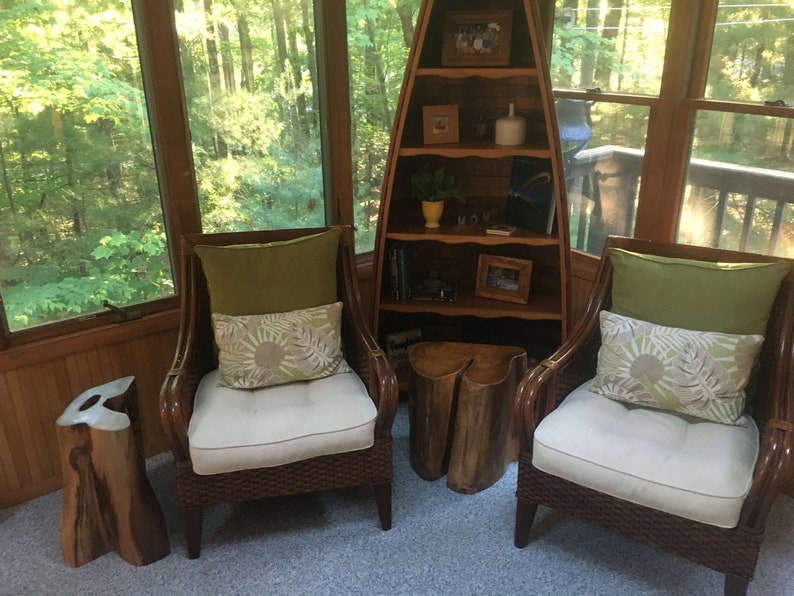 Teak Wood Table Base Log Furniture Reclaimed Stump | Etsy