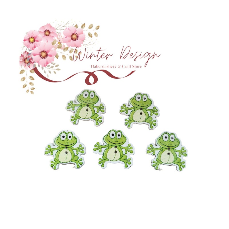 Frog Button - Etsy