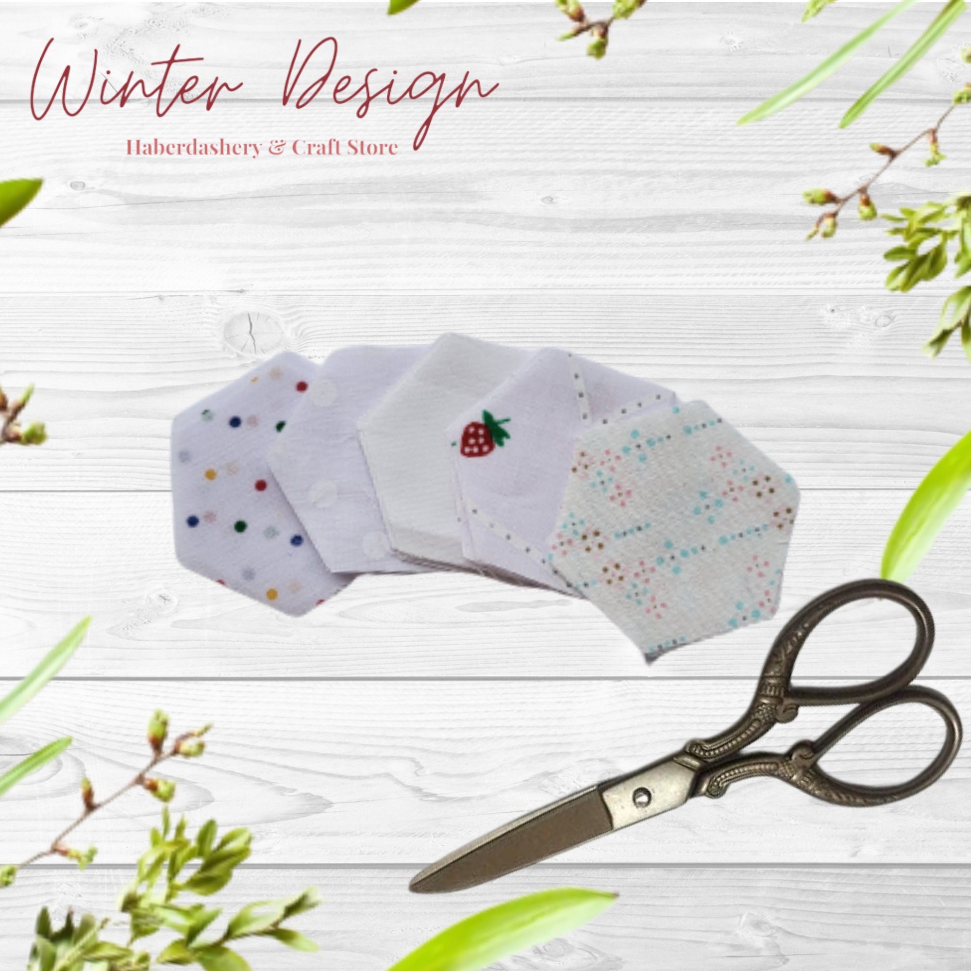 Pre Cut Hexagons, Quilting Hexagons, Patchwork Shapes - Etsy